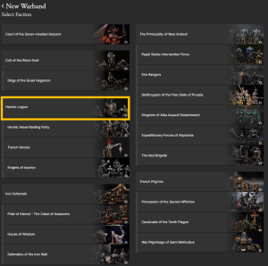 Warband Creation – Playtest v1.6, – A Troll in the Trenches
